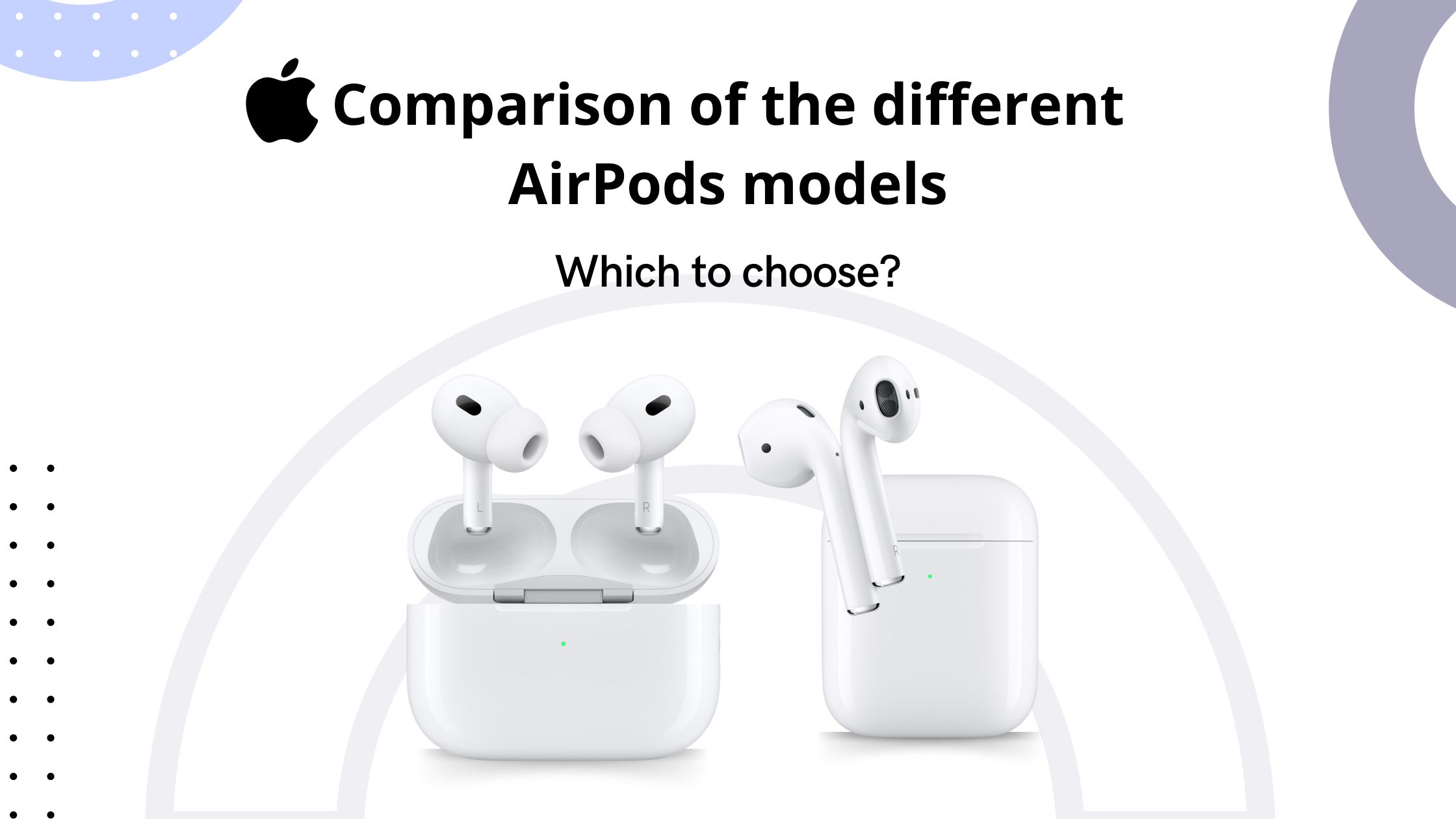 Comparative AirPods models: Which one to choose? - blog.shopdutyfree.uk